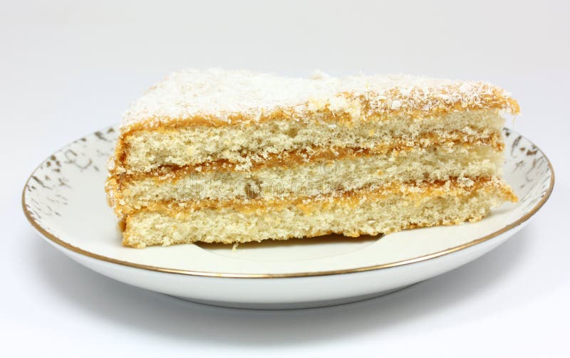 Pie, cream, coco. stock image. Image of cherry, ceremony - 7731453