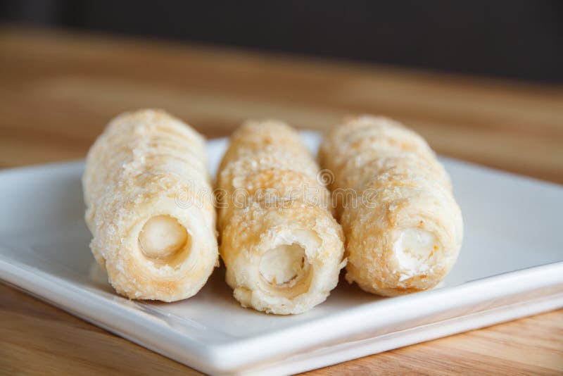 Pie crispy cream stock image. Image of crispy, meal, healthy - 39882381