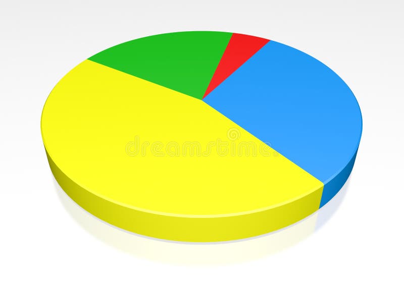 Pie diagram stock illustration. Illustration of diagram - 16832814