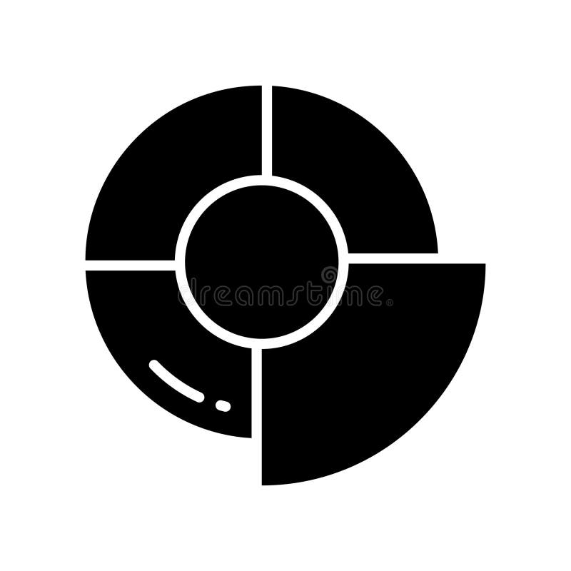 Pie Graph Vector Design in Modern Style, Isolated on White Background Stock Vector ...