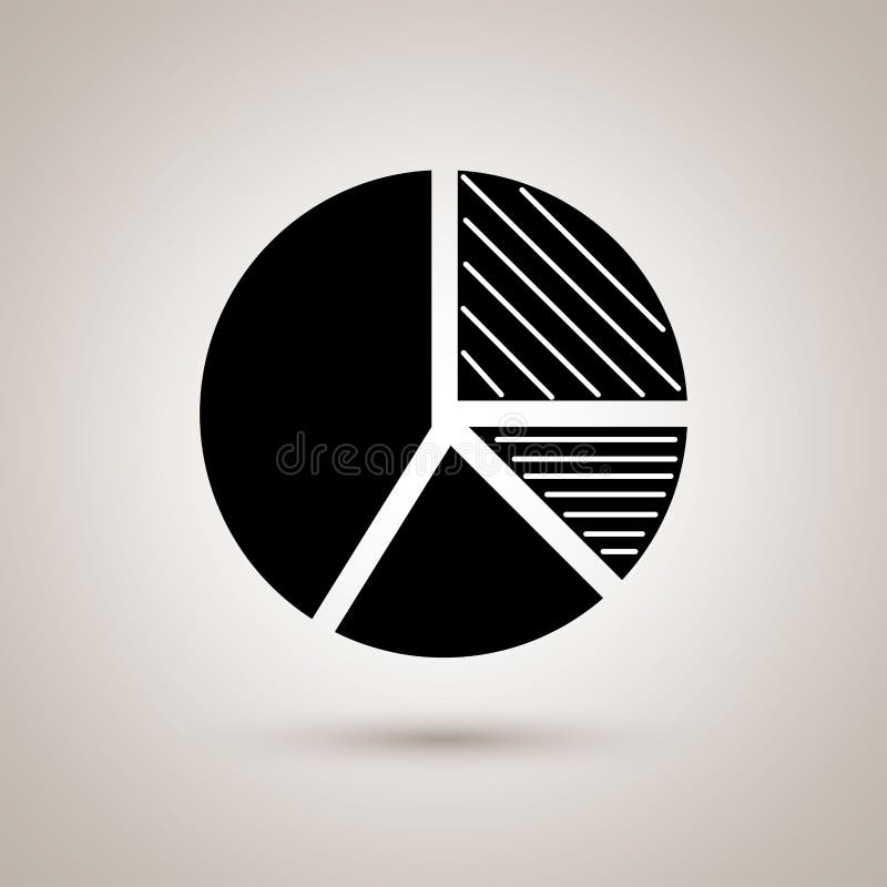 Pie graphic design stock illustration. Illustration of segment - 68063674