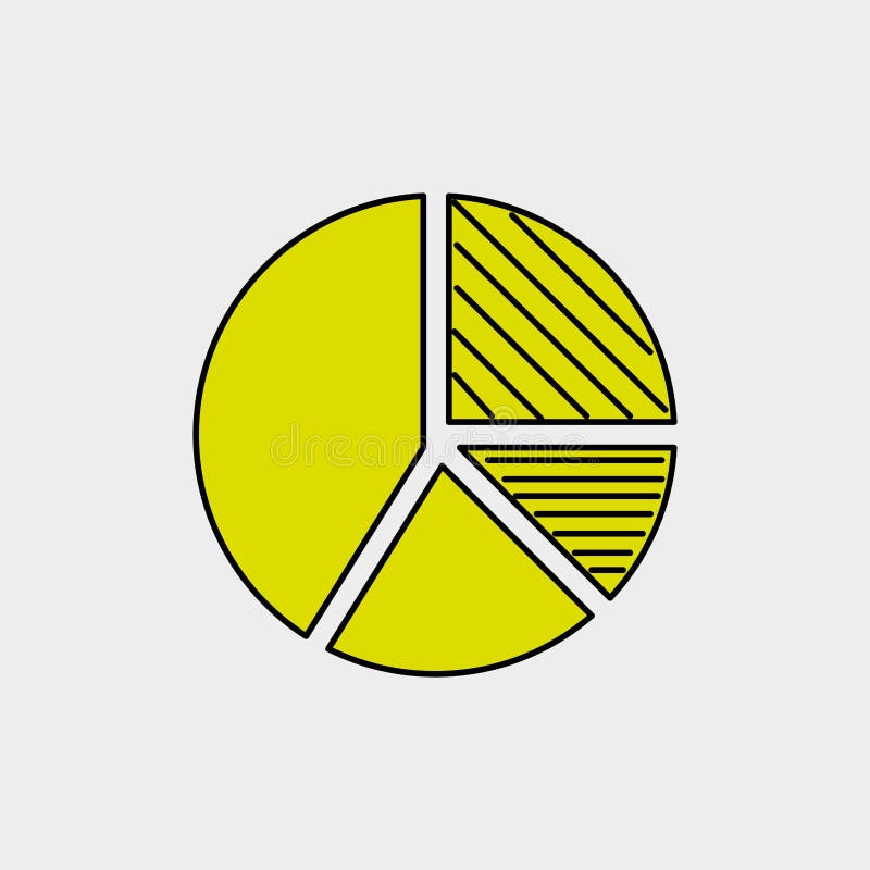 Pie graphic design stock illustration. Illustration of finance - 68077409