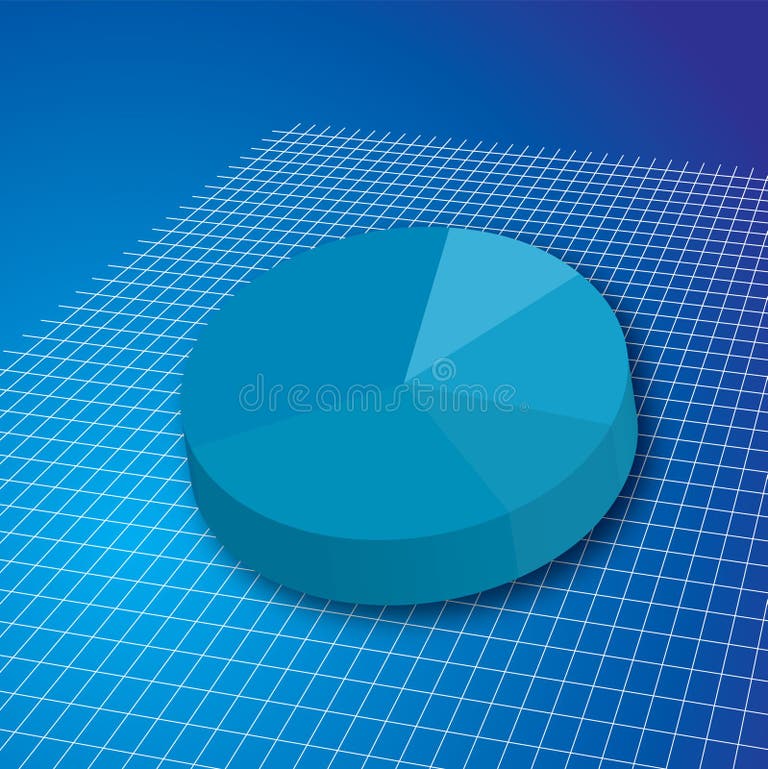 Pie grid stock illustration. Illustration of economy, accounting - 1800087