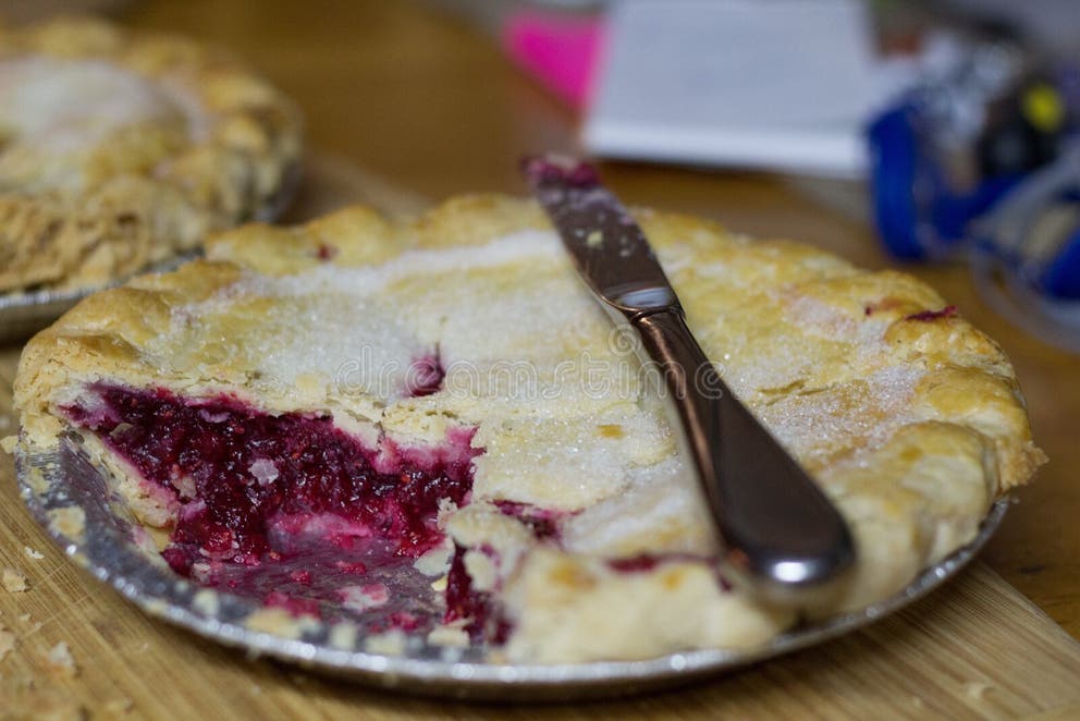 Homemade Raspberry Pie stock photo. Image of homemade - 84985400