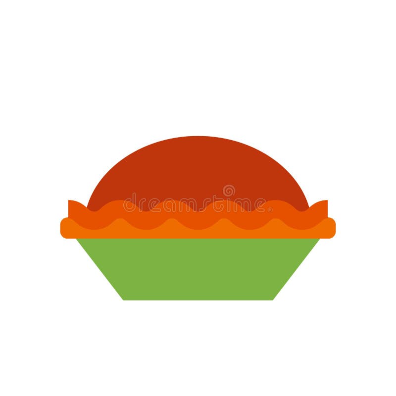 Pie Icon Vector Sign and Symbol Isolated on White Background, Pie Logo ...