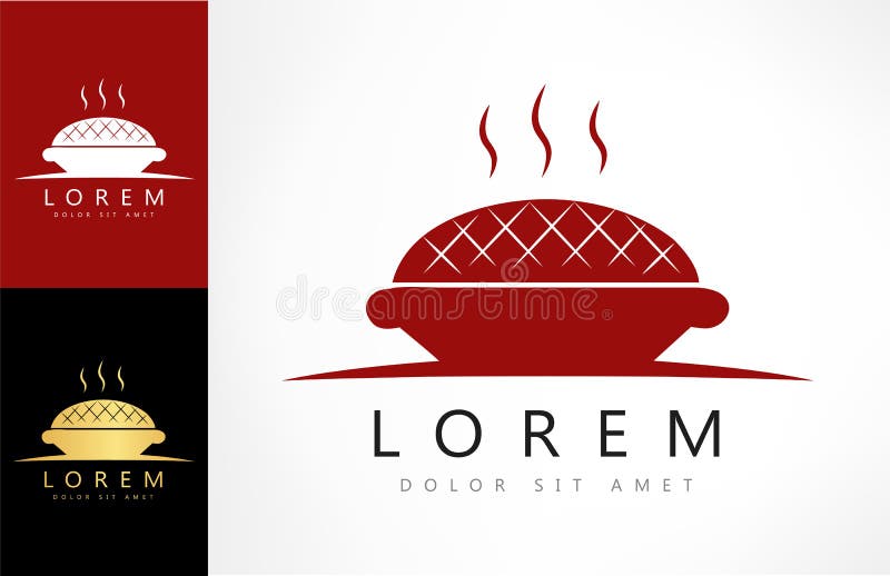 Pie logo. Cake vector logo stock vector. Illustration of dessert ...