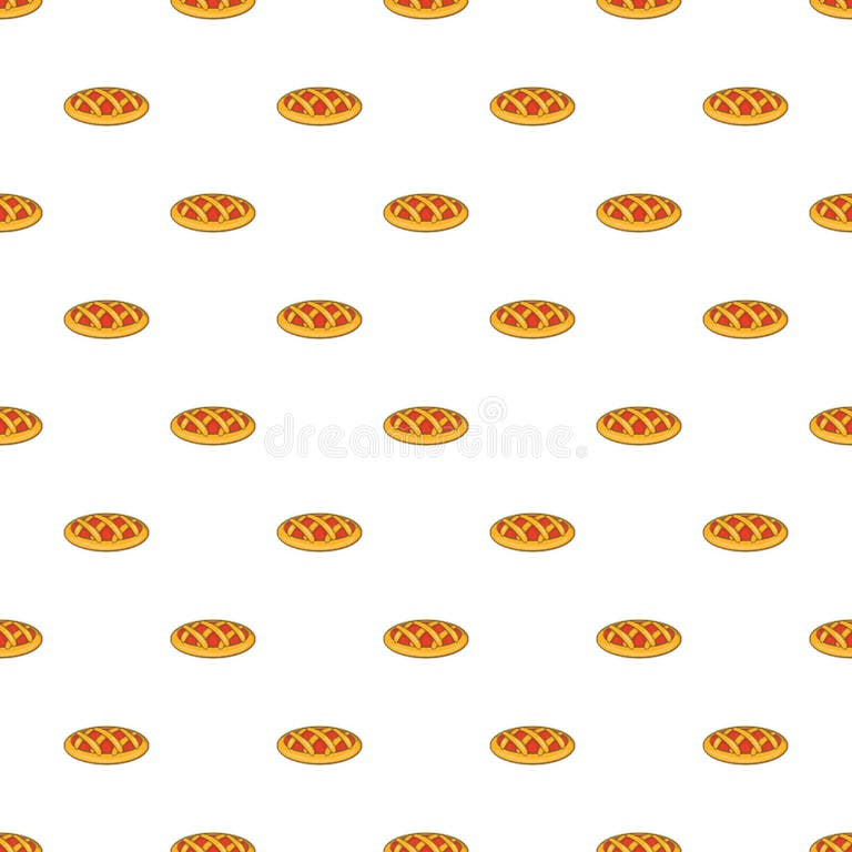 Pie pattern, cartoon style stock vector. Illustration of portion - 83371650