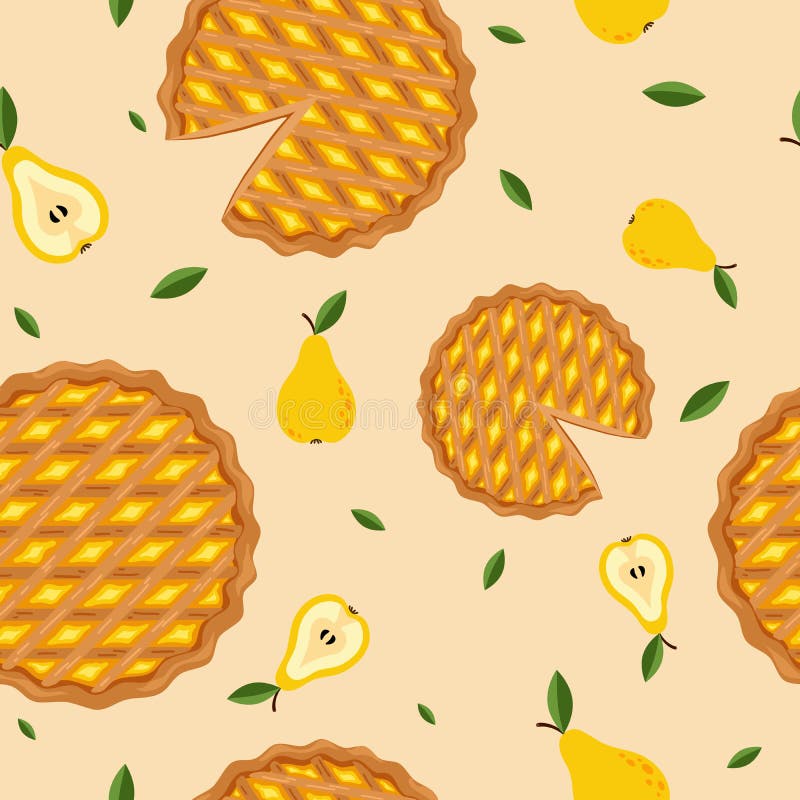 Pie pattern vector stock vector. Illustration of background - 214421263