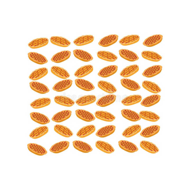 Pie Set Pie Pattern Free Vector Illustration Stock Illustration ...