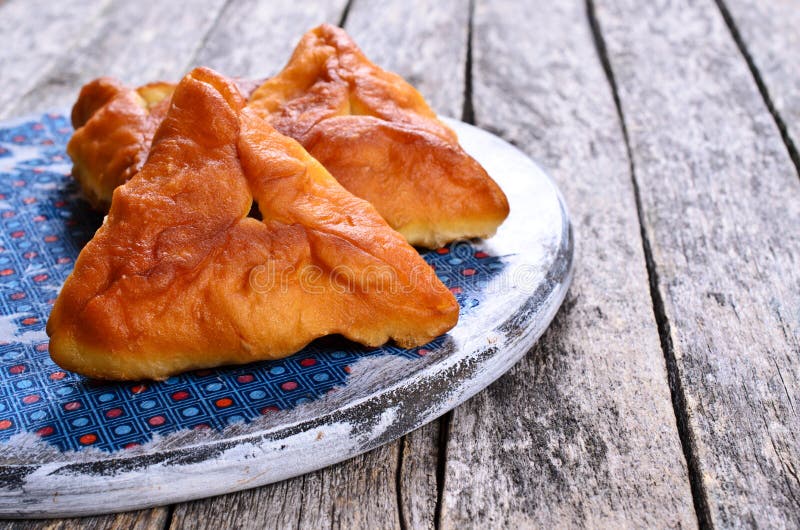 Pie triangular stock image. Image of baking, appetizer - 56646909