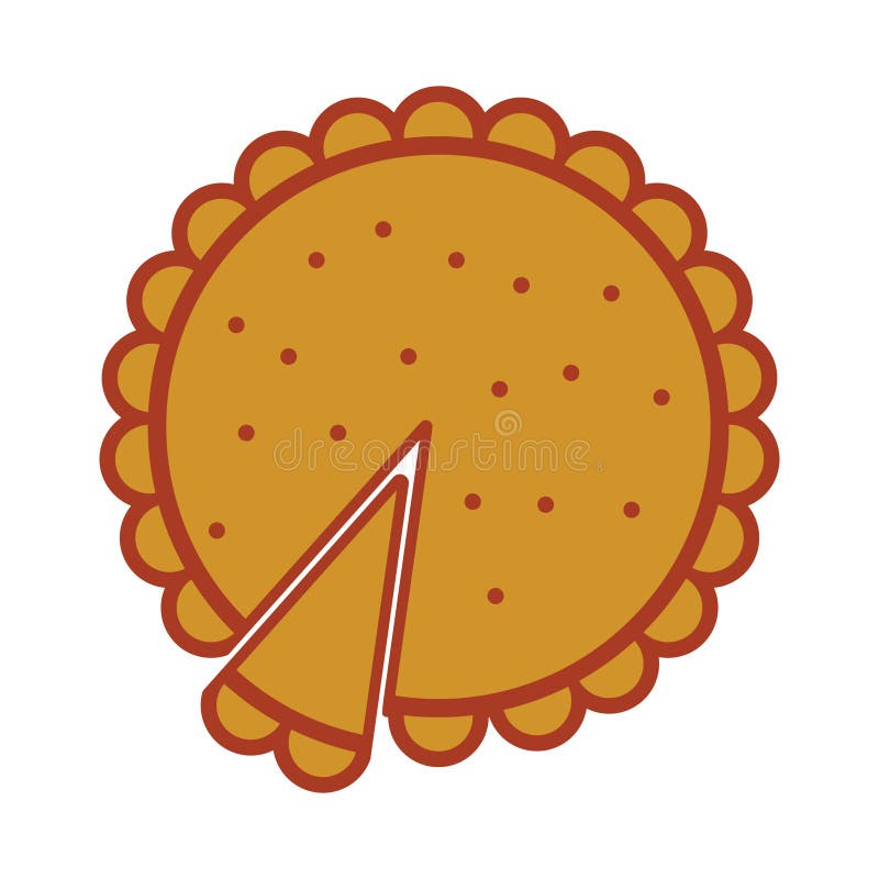 Pie. Vector Illustration Decorative Design Stock Vector - Illustration ...