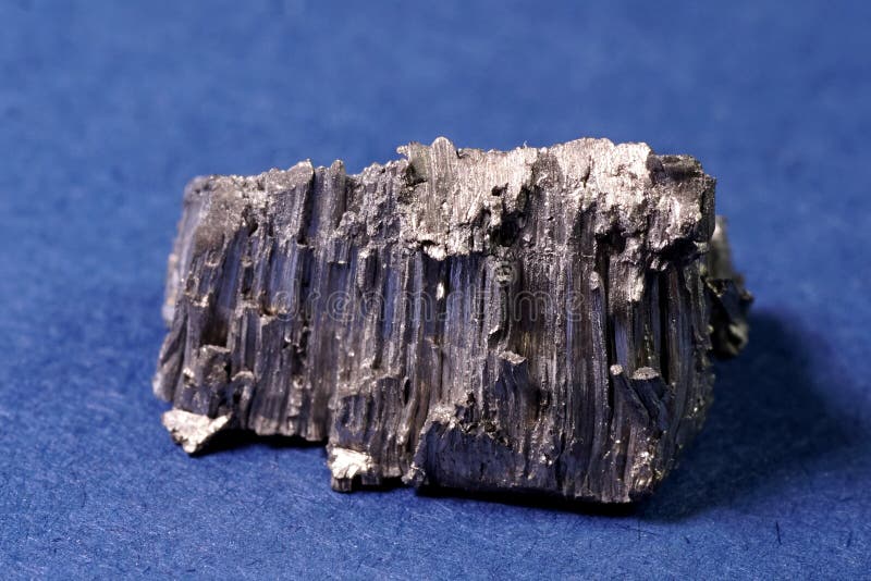 A Piece of Active Metal, Piece of Pure Metal Stock Image - Image of ...