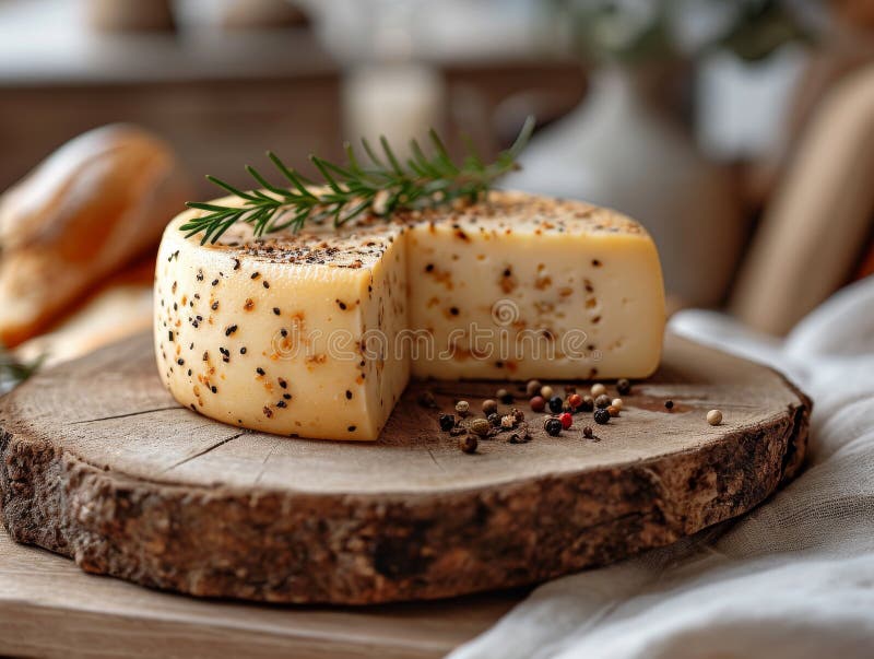 Piece of Aged Cheddar Cheese. Natural Cheese Made from Cow Milk Stock ...