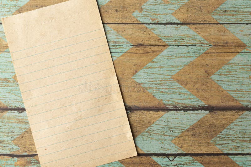 Piece of Antique Paper on a Rustic Wood Background Perfect for Slides ...