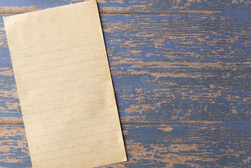 Piece of Antique Paper on a Rustic Wood Background Perfect for Slides ...