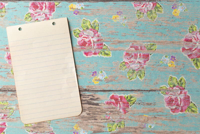 Piece of Antique Paper on a Rustic Wood Background Perfect for Slides ...