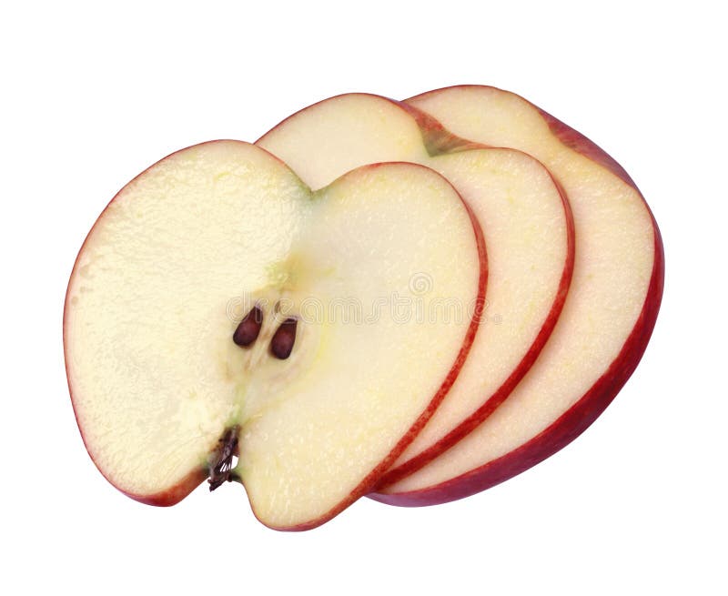 Apple slices. stock image. Image of apple, slices, pips - 2020227