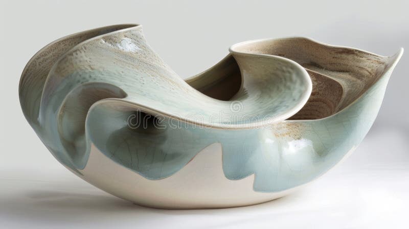 In this Piece the Artist Has Transformed the Smooth Surface of Ceramic ...