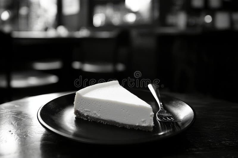 A Piece of Basque Burnt Cheesecake is Positioned in Front, while the ...