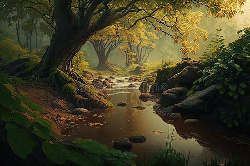 A Piece of Beautiful Nature Landscape Stock Photo - Image of daylight ...