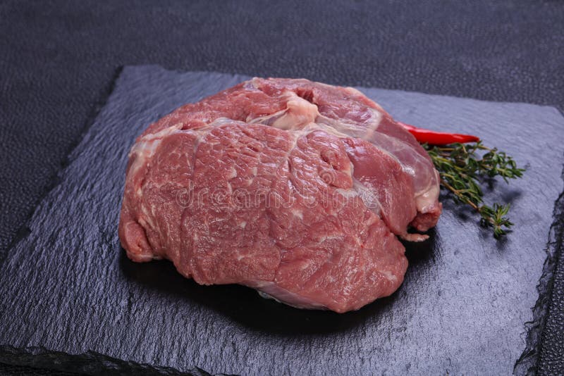 Piece of beef meat stock image. Image of pieces, bloody - 158231953