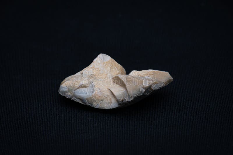 Piece of Big Flint Broken Apart and Forming Sharp Edges Stock Photo ...