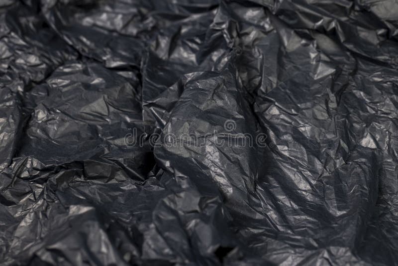 A Piece of Black Soft Paper for Packaging Goods and Objects Stock Photo ...