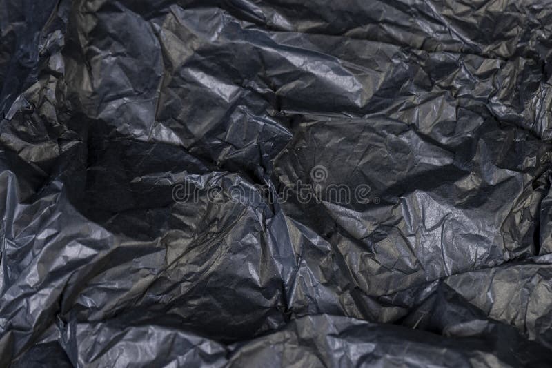 A Piece of Black Soft Paper for Packaging Goods and Objects Stock Image ...