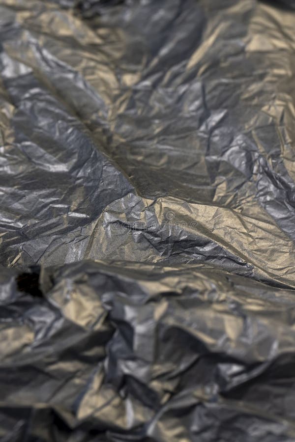 A Piece of Black Soft Paper for Packaging Goods and Objects Stock Photo ...