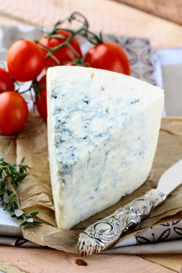 Blue cheese and grapes stock photo. Image of close, milk - 14384894