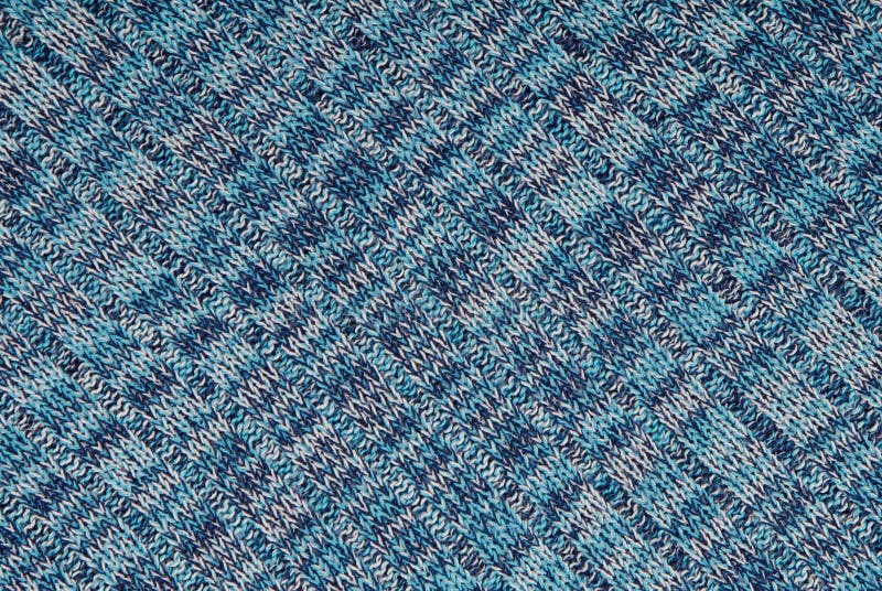 Piece of Blue Knitted Cloth Stock Photo - Image of fabric, knitwear ...