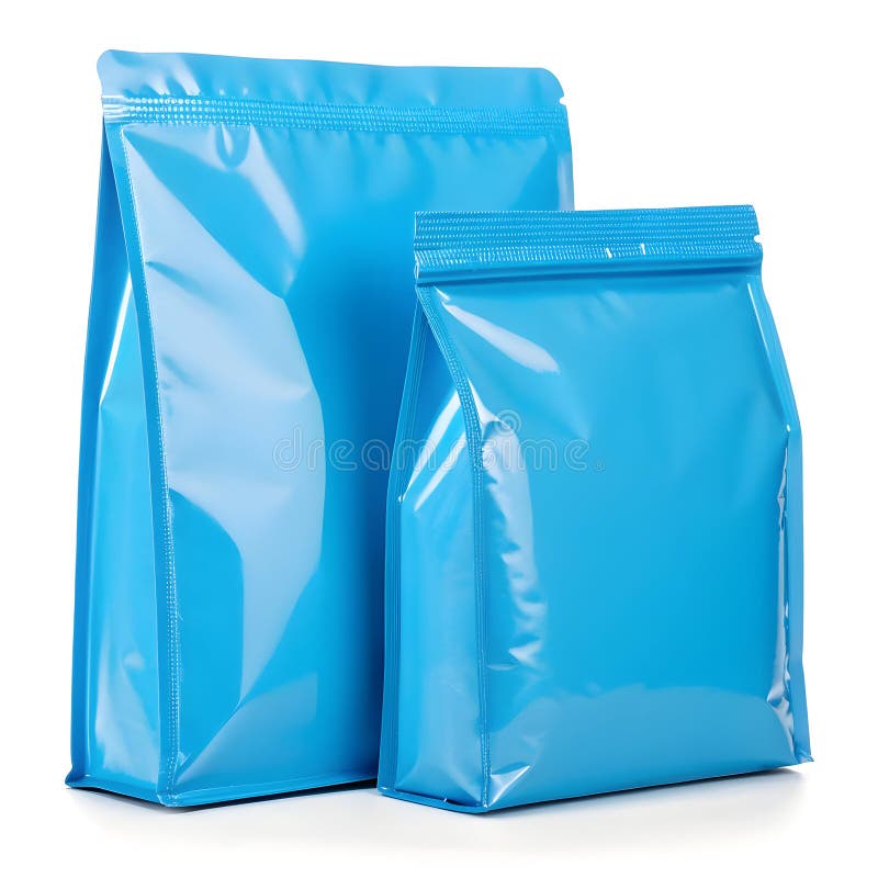Blue Plastic Packaging stock illustration. Illustration of package ...