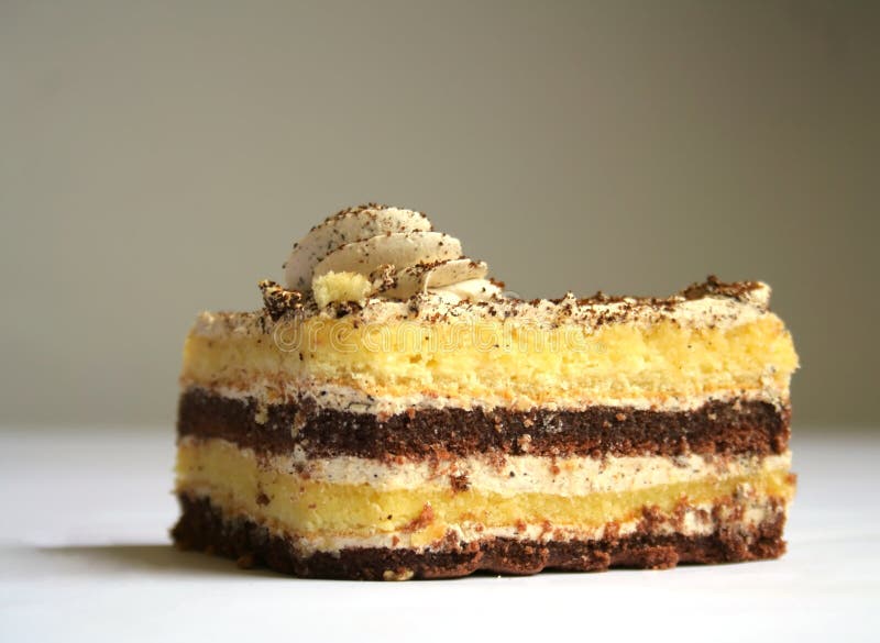 Piece of cake stock image. Image of cream, piece, pastry - 628341