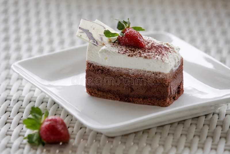 Piece of cake . stock image. Image of dessert, coffee - 105225501