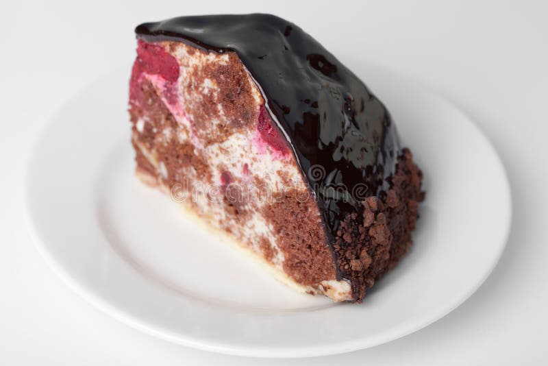 Piece of cake stock image. Image of dessert, cook, dark - 54032105