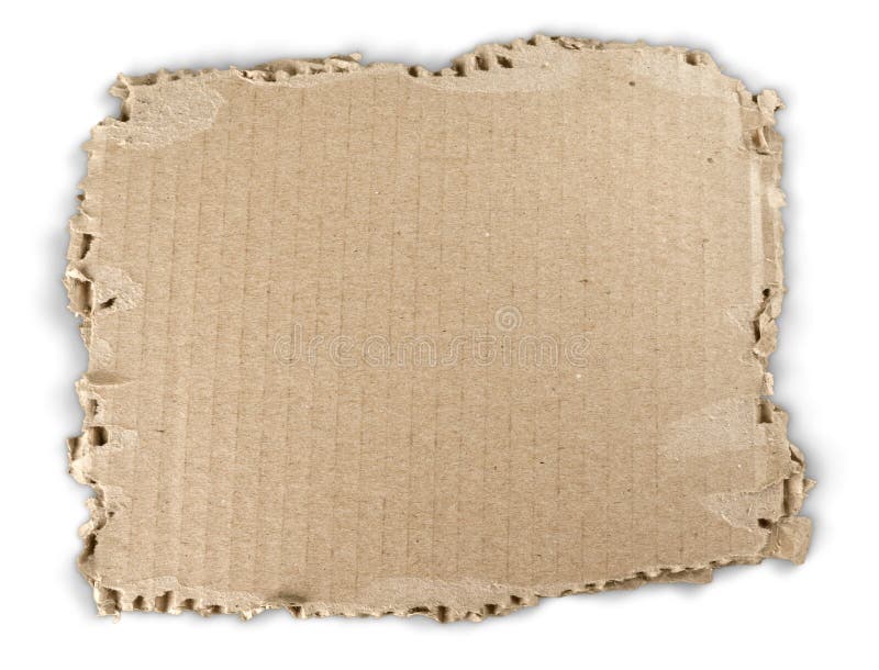 Piece of Cardboard stock image. Image of torn, sign - 112208757