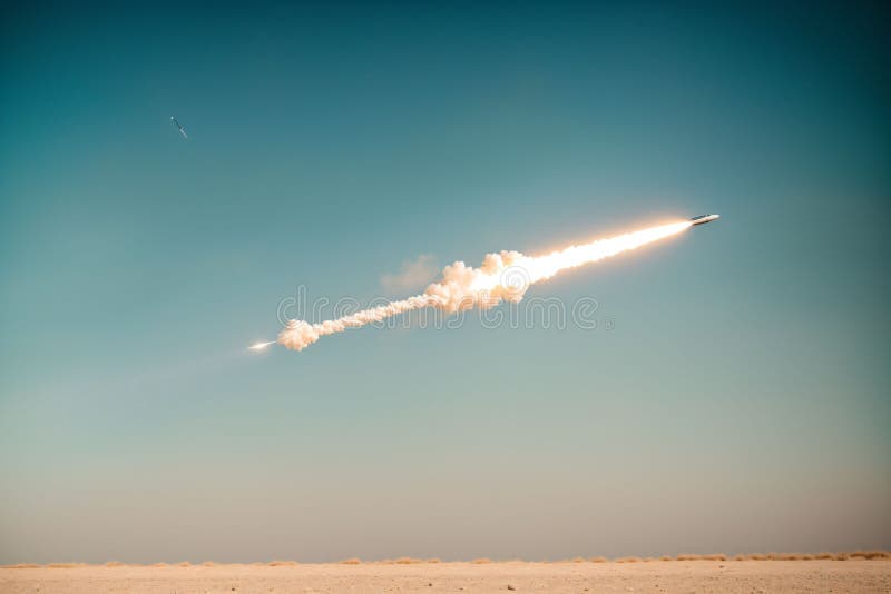 A Piece of Chalk Morphing into a Rocket Aiming for the Skies Stock ...
