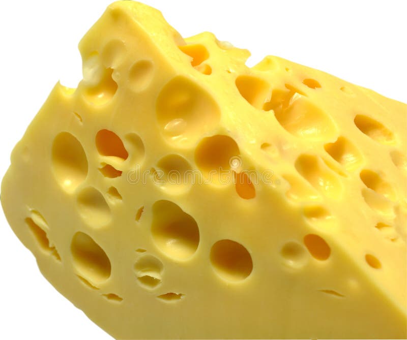 Piece of cheese isolated stock photo. Image of edam, cheese - 45704062