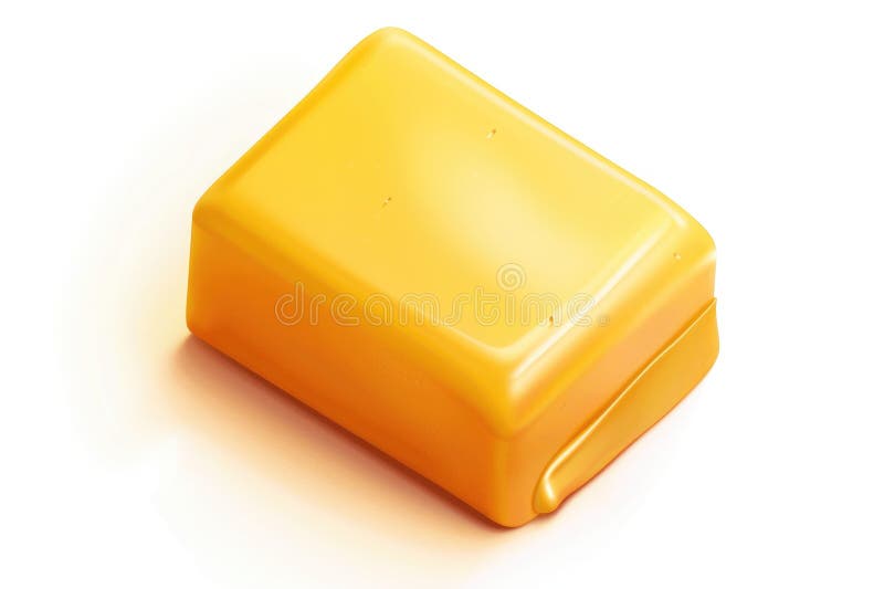 Piece Cheese White Background Ideal Food Dairy Industry Stock Photos ...