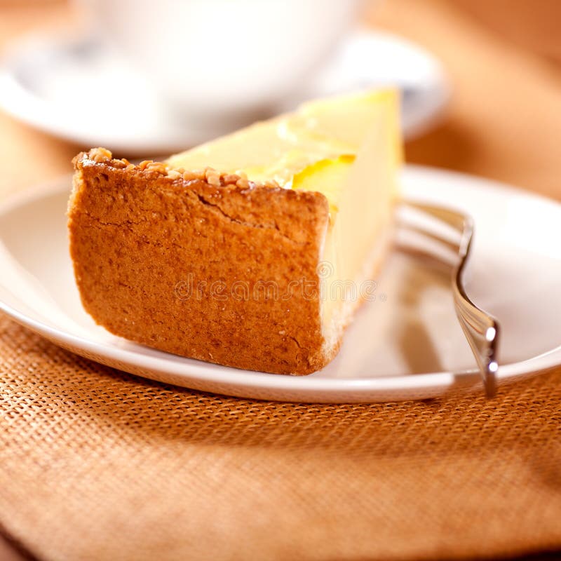 Piece of Cheesecake stock photo. Image of coffee, baking - 21606830