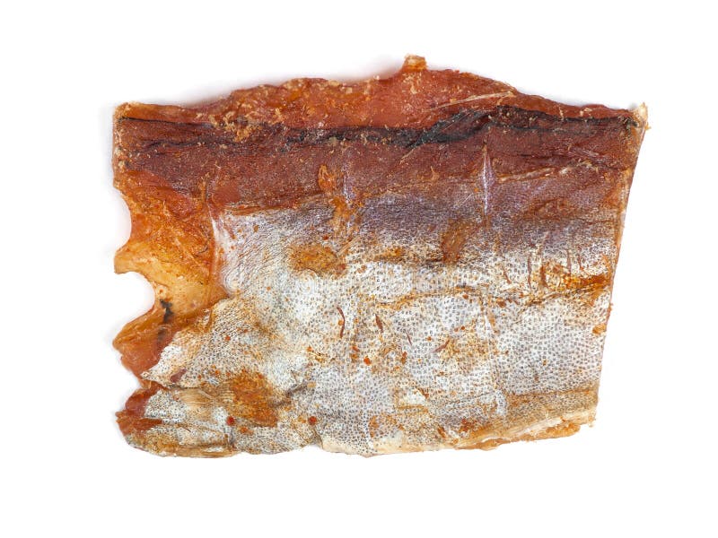 Piece of Cleaned Dried Fish Stock Photo - Image of chopped, isolated ...