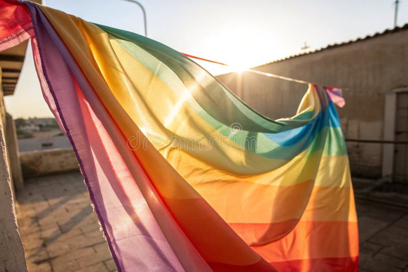 Piece of Cloth Gleaming in Sunlight Stock Illustration - Illustration ...