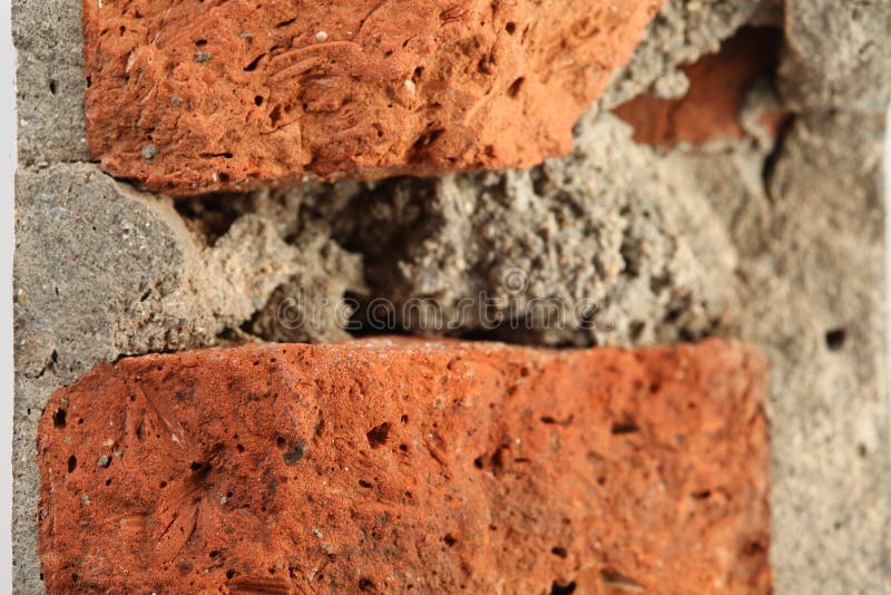 Piece of Concrete and Brick Scene. Stock Photo - Image of background ...