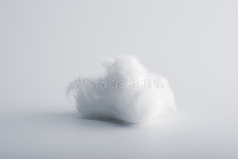 A Piece of Cotton on a White Background Stock Photo - Image of design ...