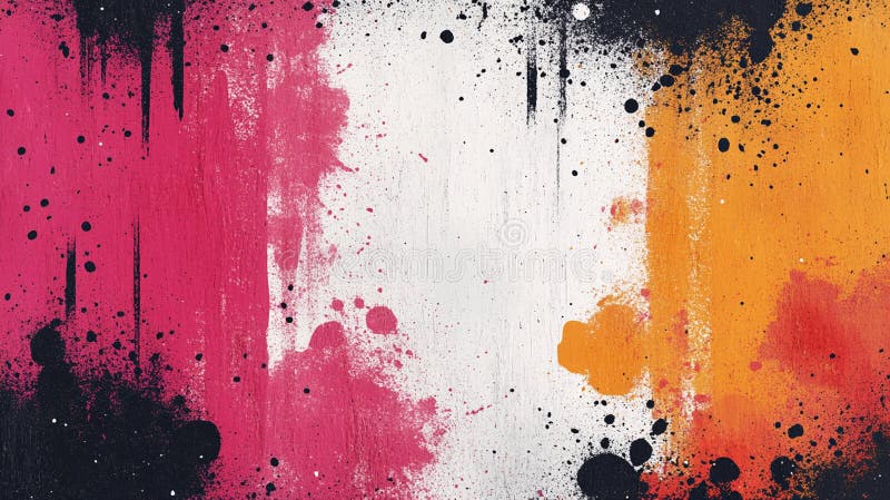 This Piece Features Abstract Color Splash Art that Captivates with Its ...