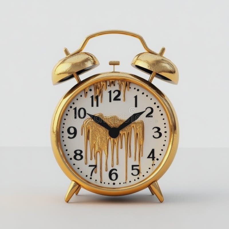 The Piece Features a Clock with Hands that Appear To Be Melting ...