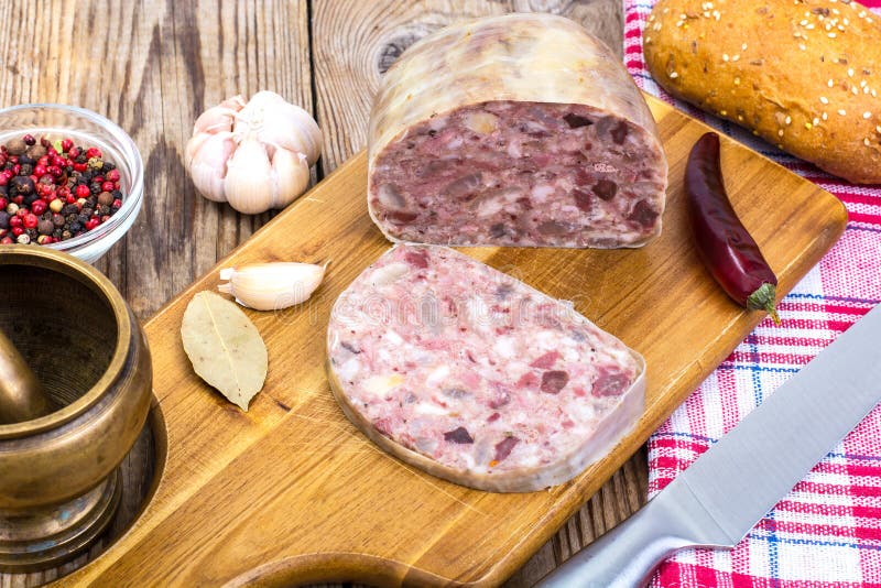 Piece of Fresh Cutlet with Cut Slice Stock Image - Image of nutrition ...