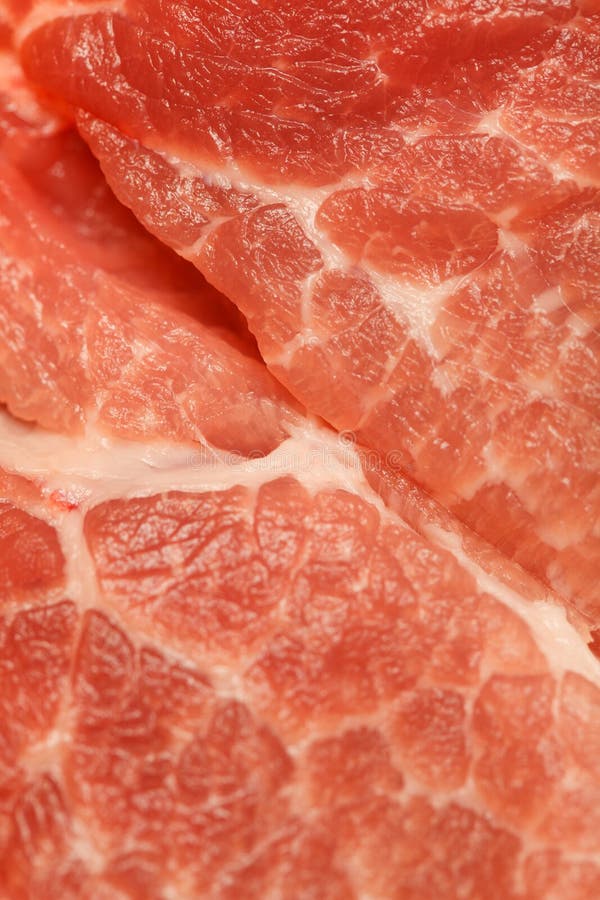Piece of Fresh Raw Meat Background, Close-up Stock Image - Image of ...