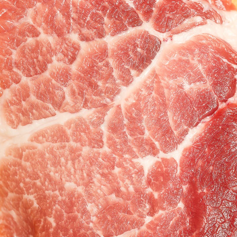 Piece of Fresh Raw Meat Background, Close-up Stock Image - Image of ...