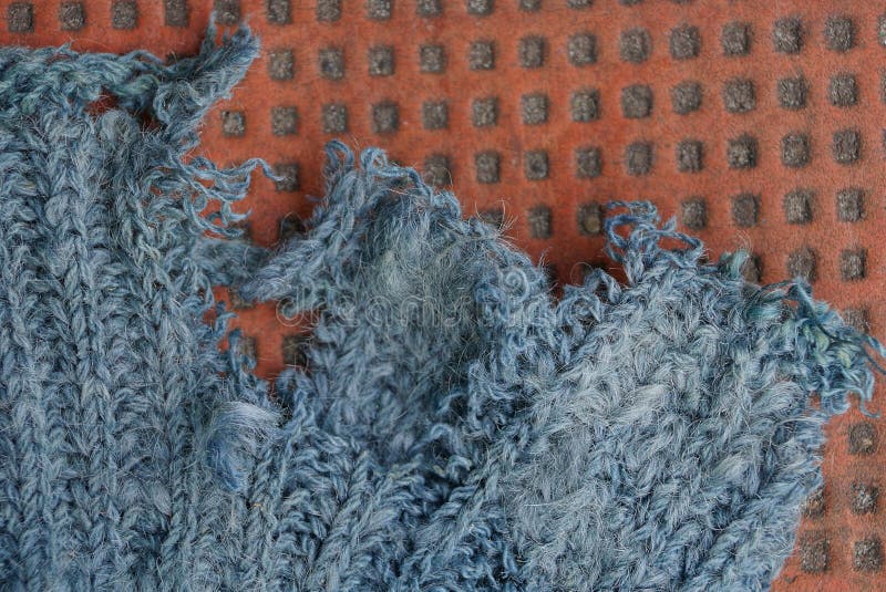 Old Ragged Woolen Coat of My Grandmother. Stock Photo - Image of gray ...